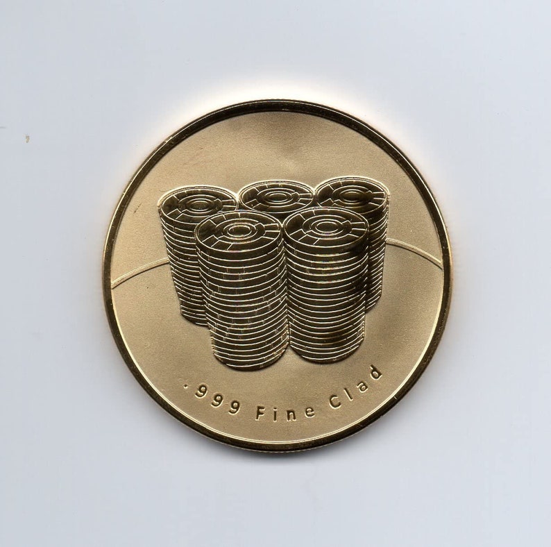 All in Poker Chip / Gold Clad Card Protector Bounty Chip Etc. - Etsy
