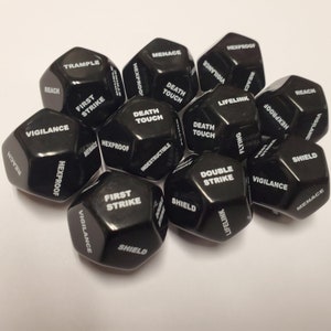 10x Deluxe 12 Sided Large Keyword & Shield Counters Compatible With ...