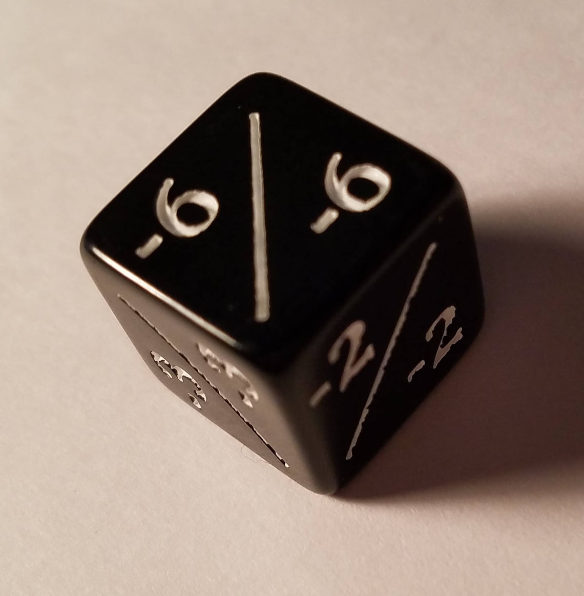 12x Original Dice Counters / White 1/1 & Black 1/1 / for | Etsy