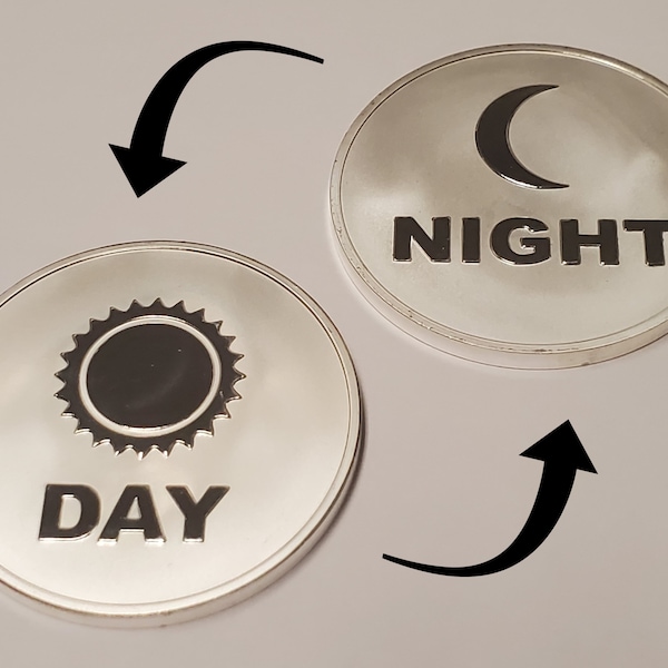 Day and Night Mtg Token - Etsy