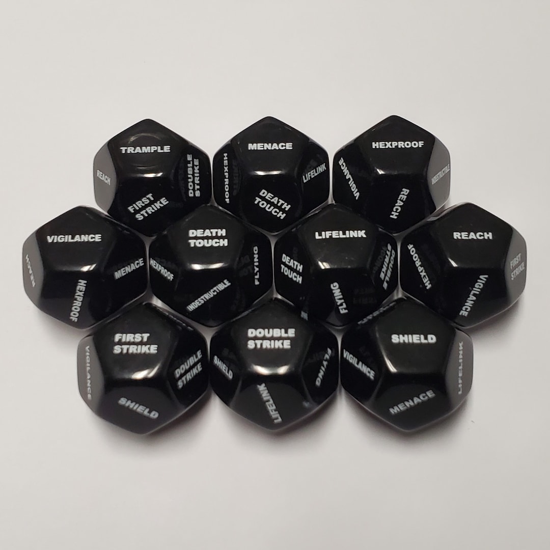 10x Deluxe 12 Sided Large Keyword & Shield Counters Compatible With ...