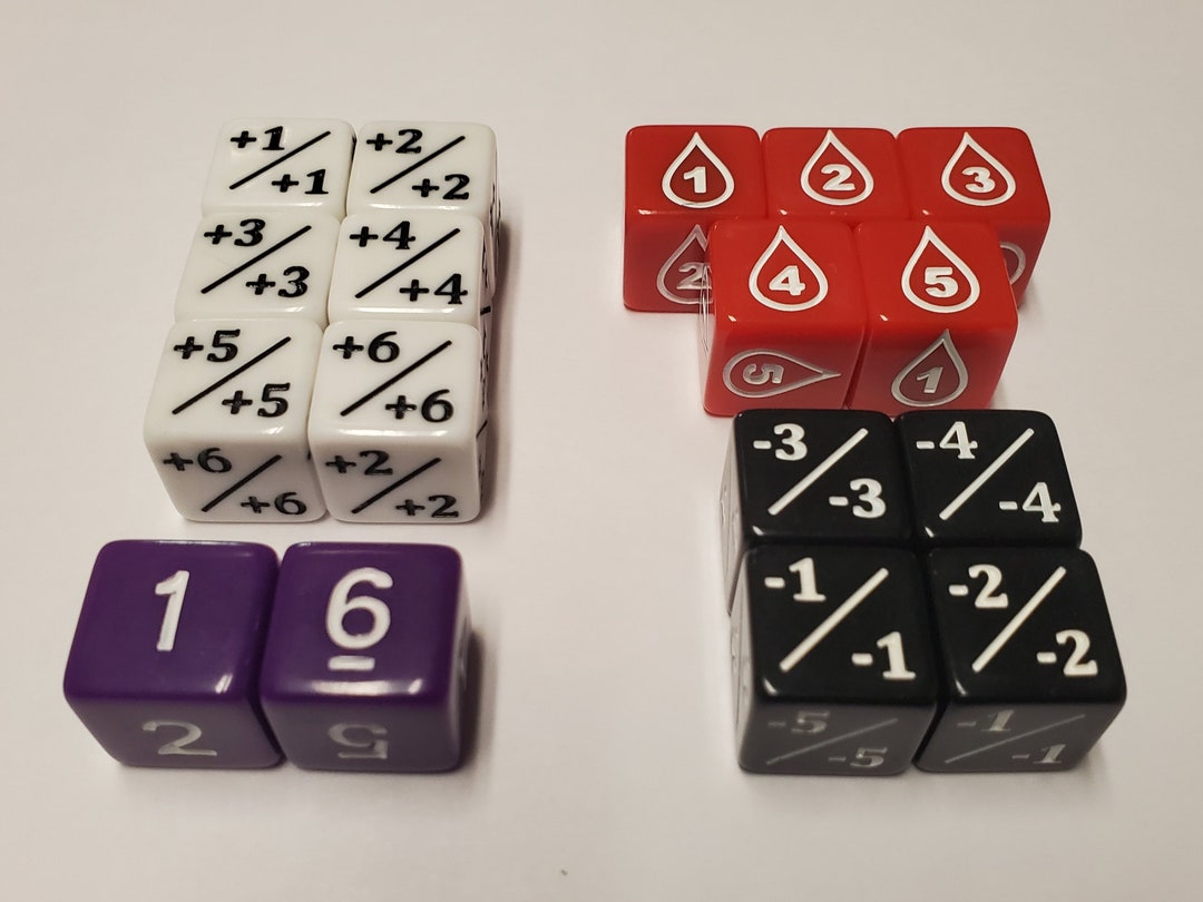 Vs. System 2PCG Dice Counter Set / 17 Unique Counters / Positive ...