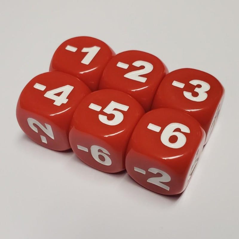 Numbered Jumbo Dice - Etsy