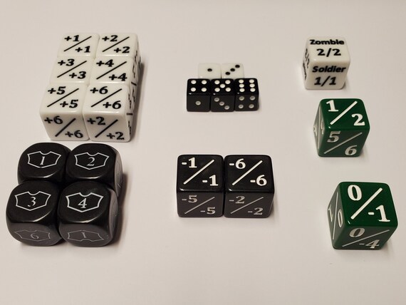 MTG Dice Starter Set / 20 Unique Counters for Ccgs Like Magic: - Etsy