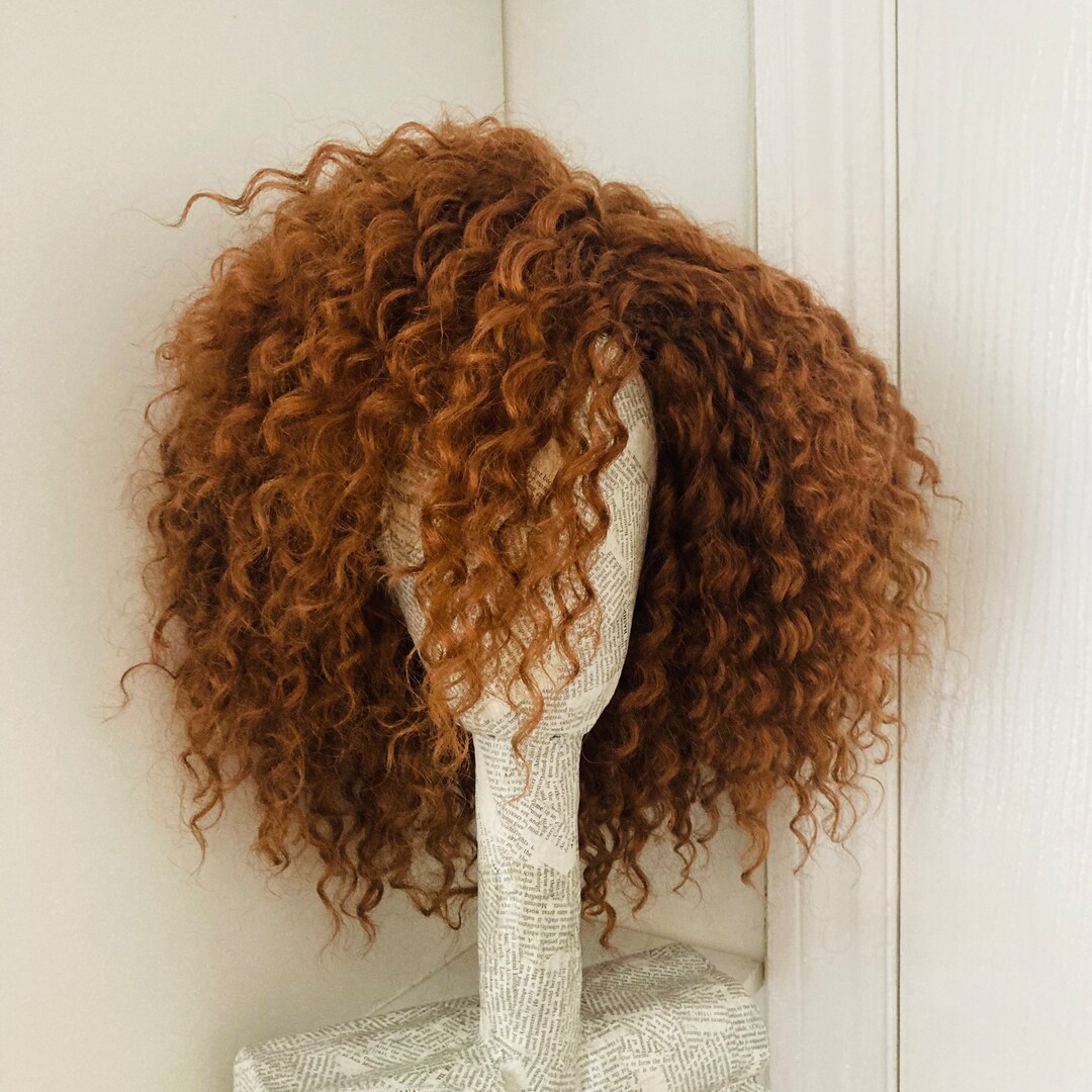 Wig, Chestnut Wig, Synthetic Wig, Big Wigs, Wigs for Women, Creativity ...