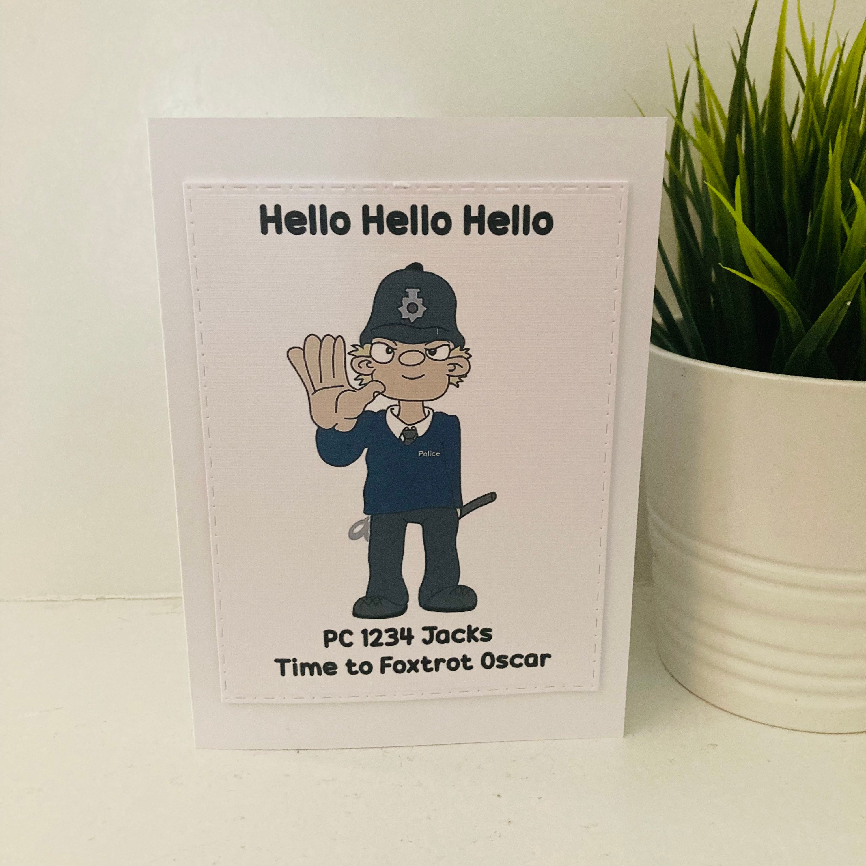 Police Card Personalised New Job Card Congratulations Card - Etsy
