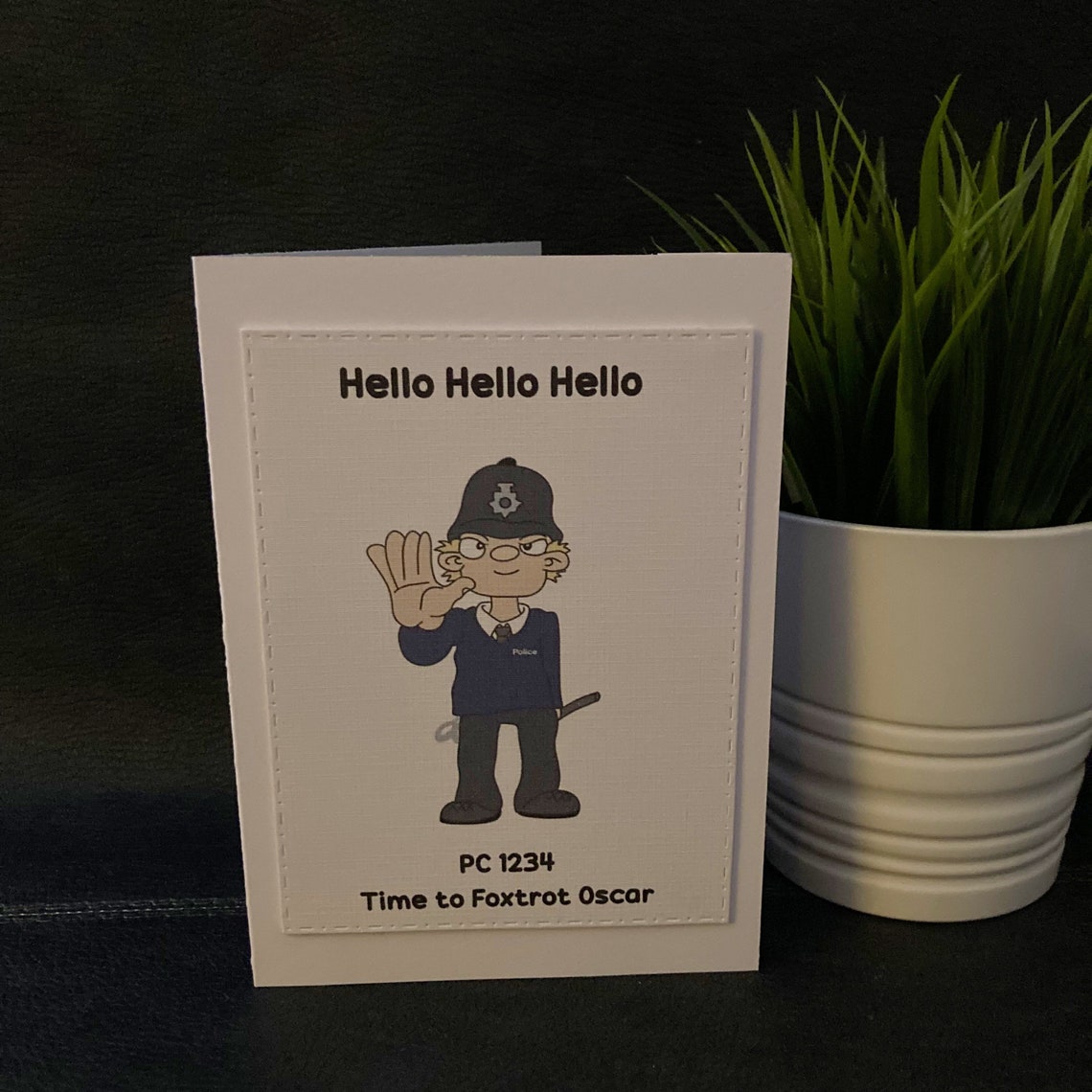 Police Card Personalised New Job Card Congratulations Card - Etsy