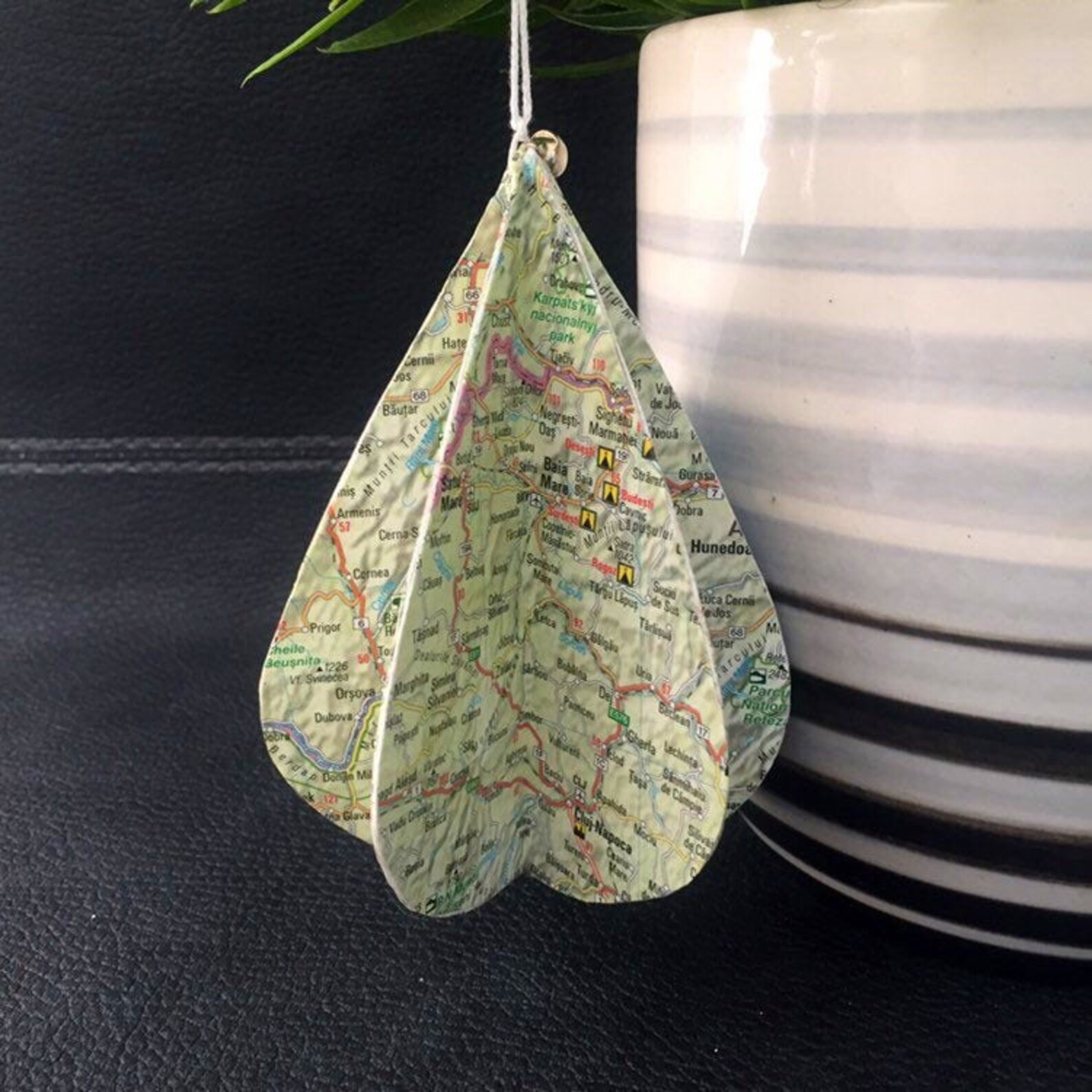 Map Gifts Map Paper Mache Sculpture Paper Gift Map Book | Etsy