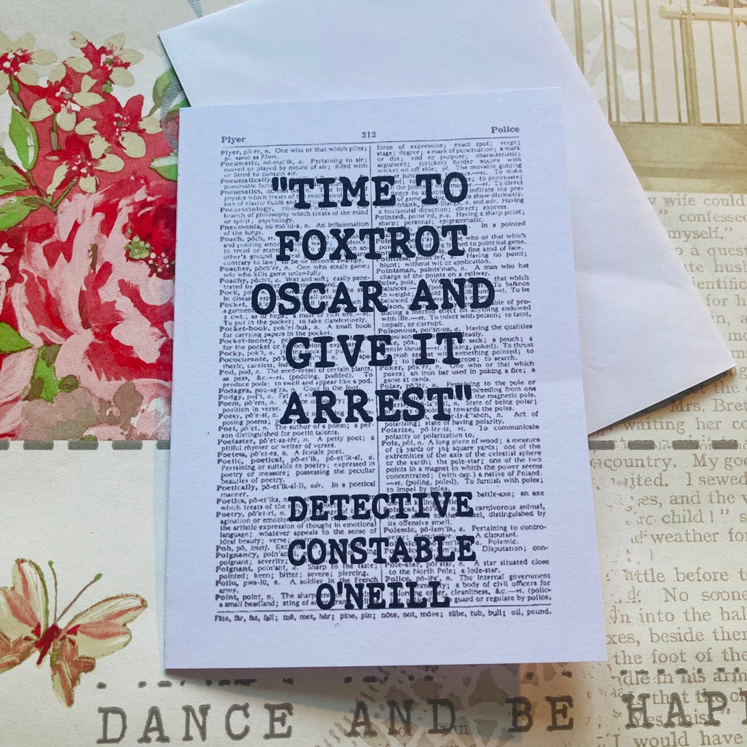 Personalised Police Card, Police Officer Retirement Card, Leaving Card ...