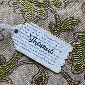 Personalised Wedding Table Decor, Table Place Tags, Book Wedding Name ...