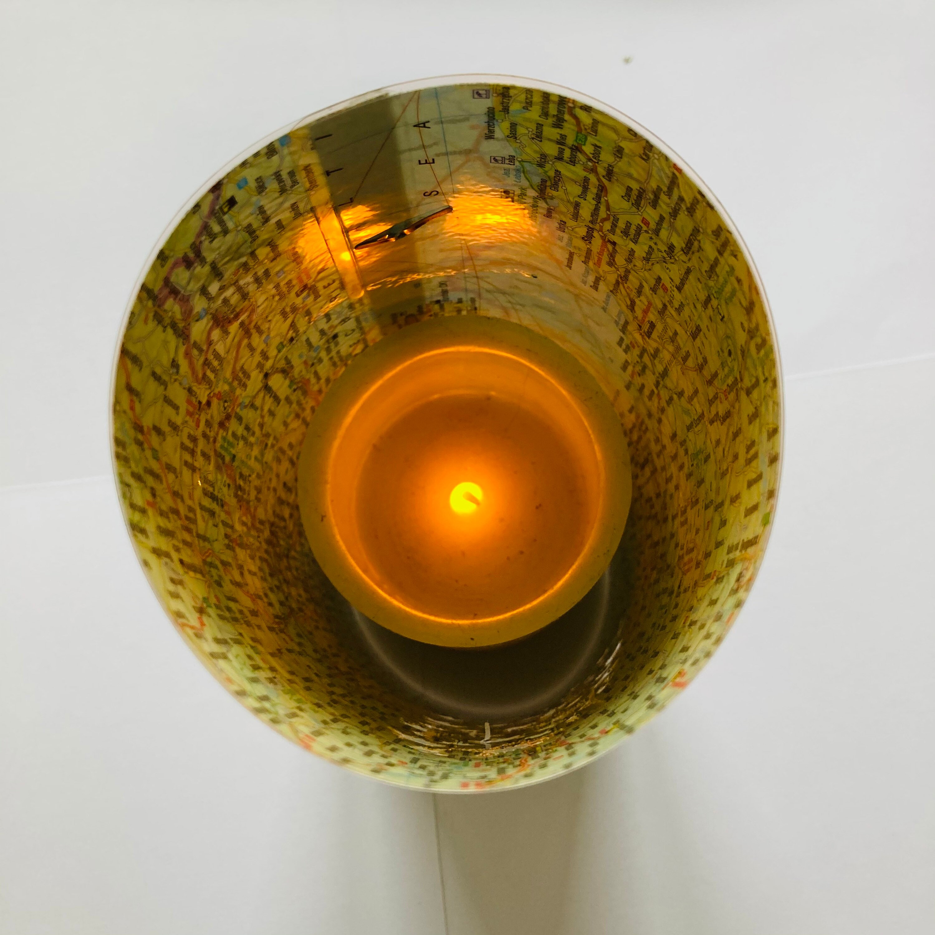 Map Themed Paper Lantern Gift Map Art Luminary Gift Map - Etsy UK