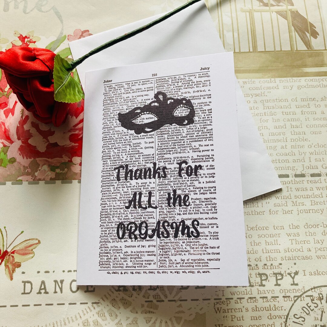 Funny Rude Handmade Birthday Card, Rude Birthday Card for Him for Her ...