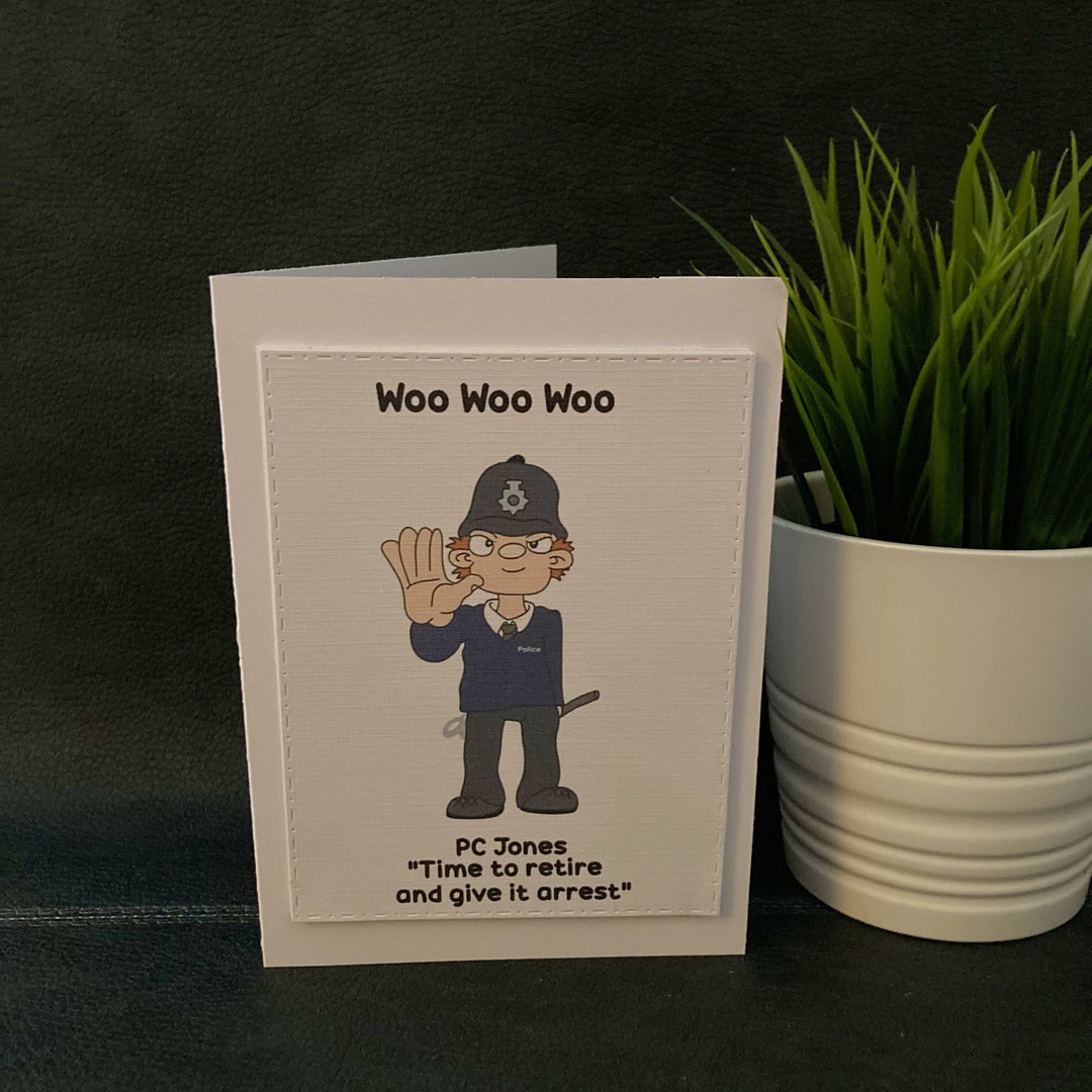 Personalised 3D Police Card, Police, Promotion, New Job, Police Officer ...