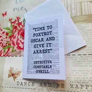 Personalised Police Card, Police Officer Retirement Card, Leaving Card ...