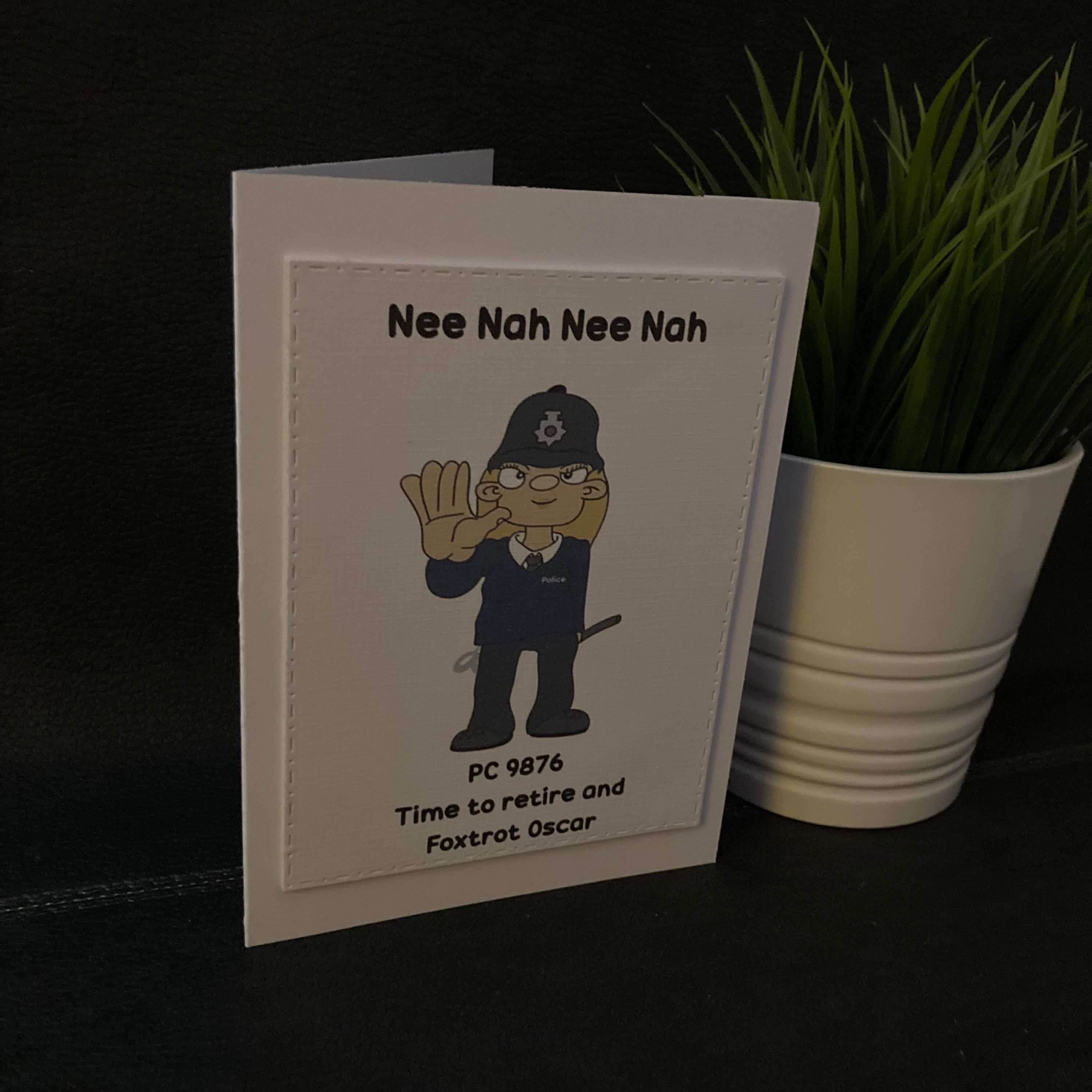 Personalised 3D Police Card Police Promotion New Job - Etsy