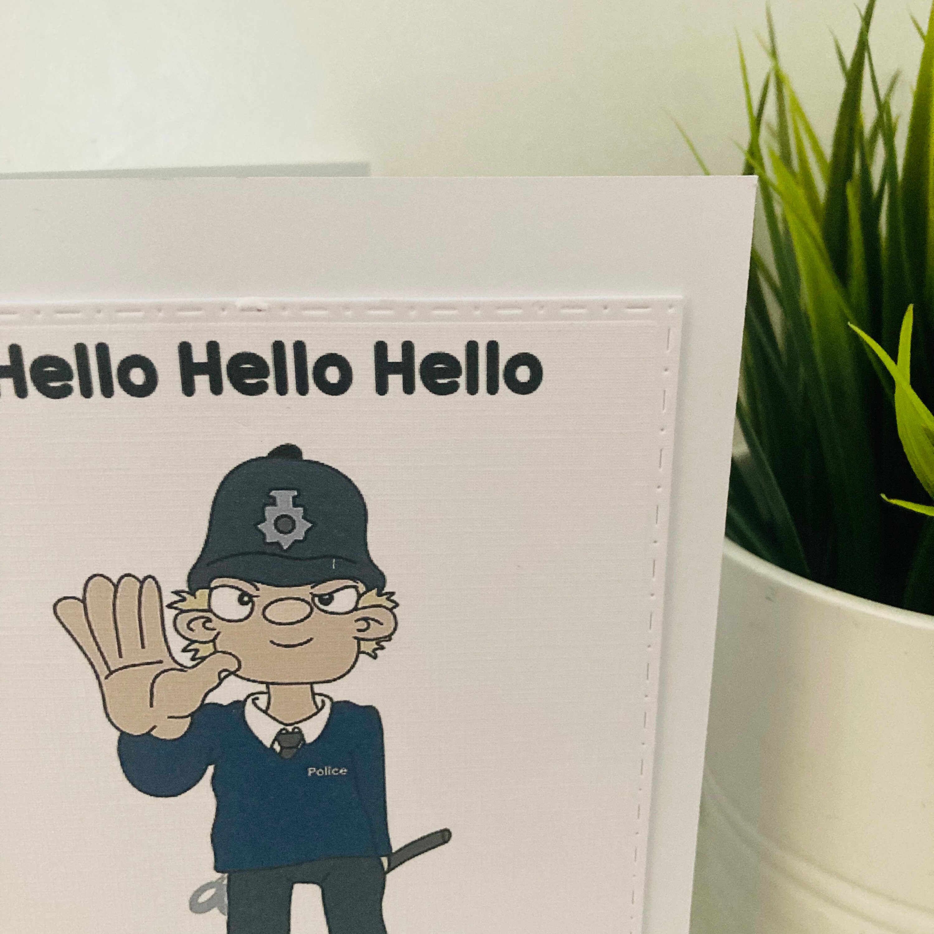 Police Card Personalised New Job Card Congratulations Card - Etsy