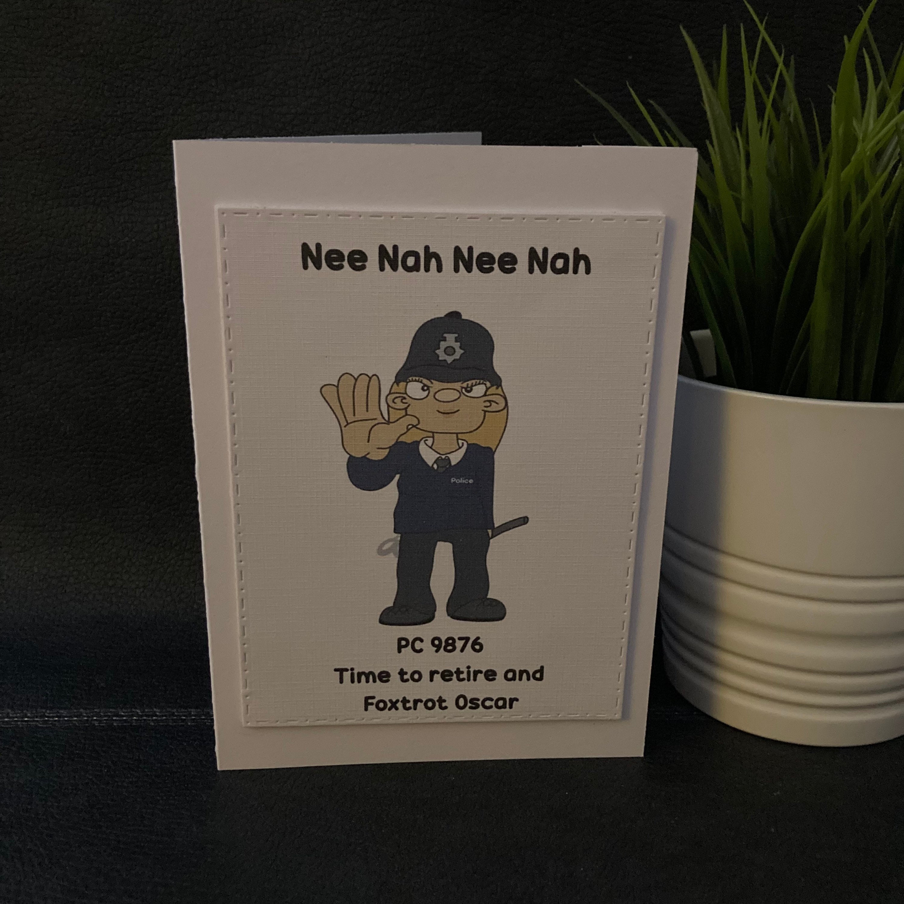 Personalised 3D Police Card Police Promotion New Job - Etsy