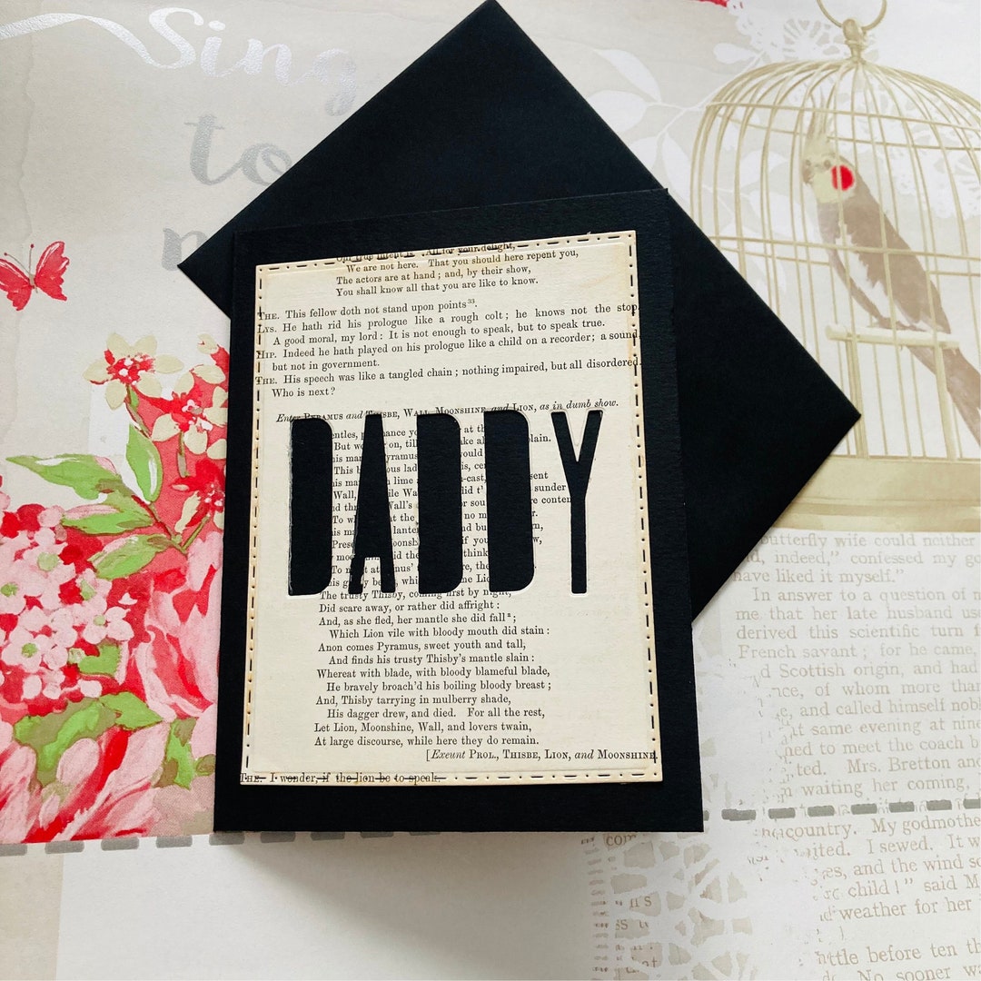 Fathers Day Card Birthday Card for Daddy, Daddy, Daddy Birthday Card ...