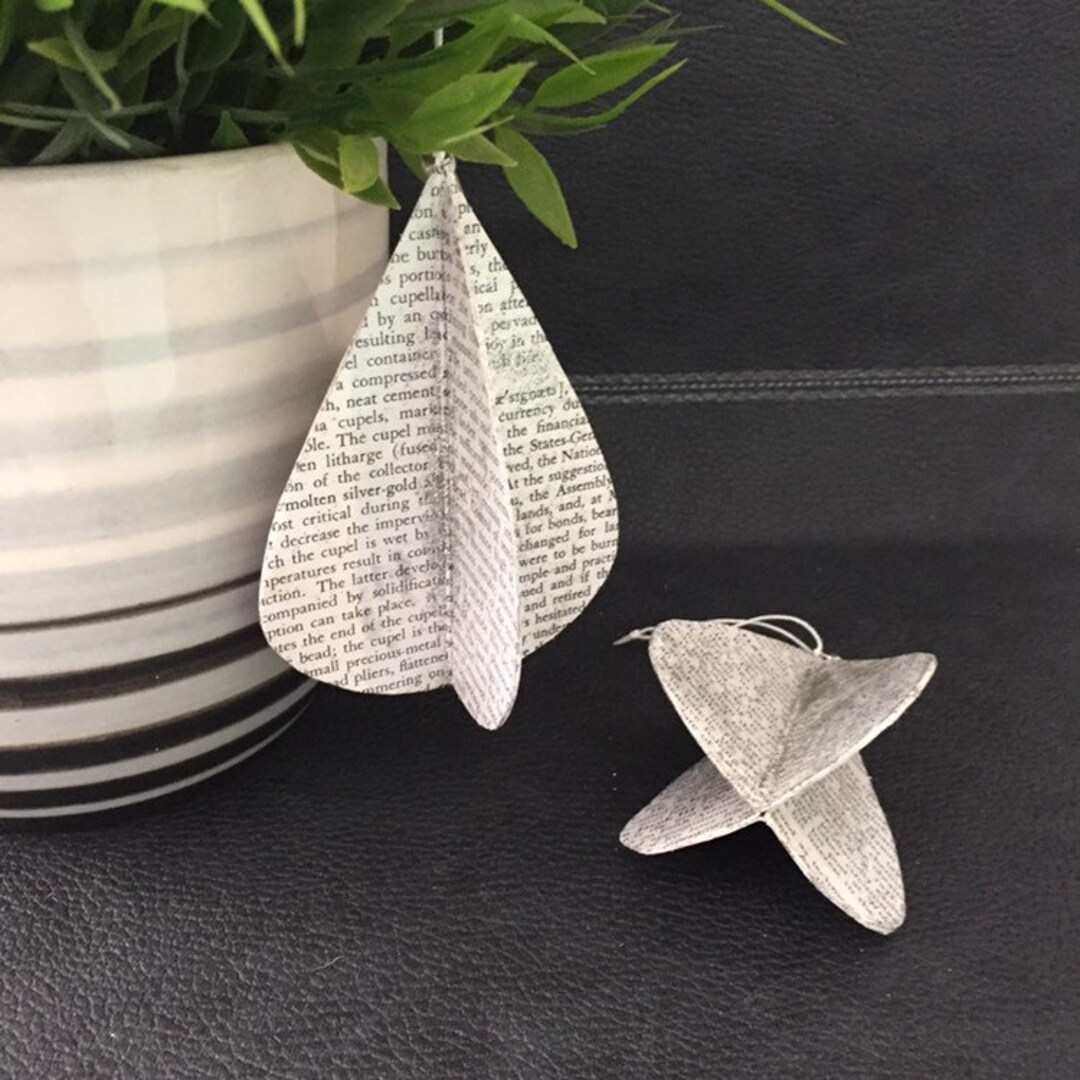 Vintage Christmas Decorations, Book Art, Paper Mache Sculptures, Paper ...