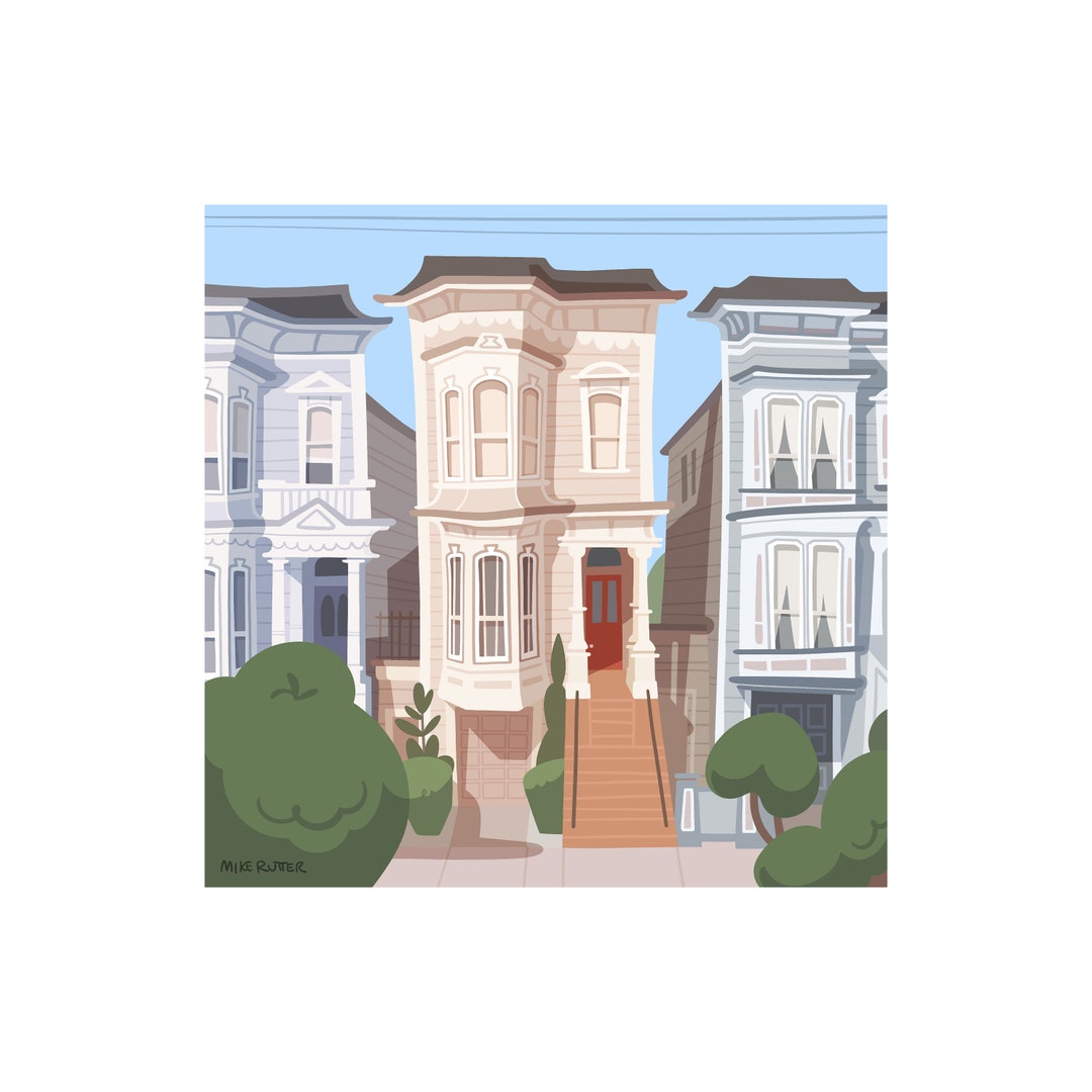 TV Home - Full House (tanner House) Print - Etsy