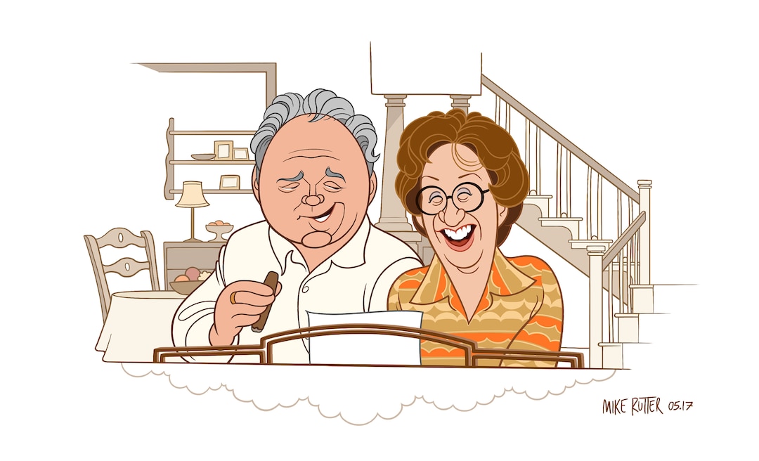 All in the Family TV Show Print - Etsy