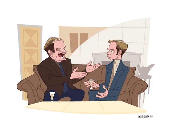 Frasier Digital Print frasier and Niles | Etsy