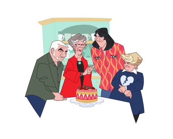 Great British Bake Off Great British Baking Show Digital | Etsy