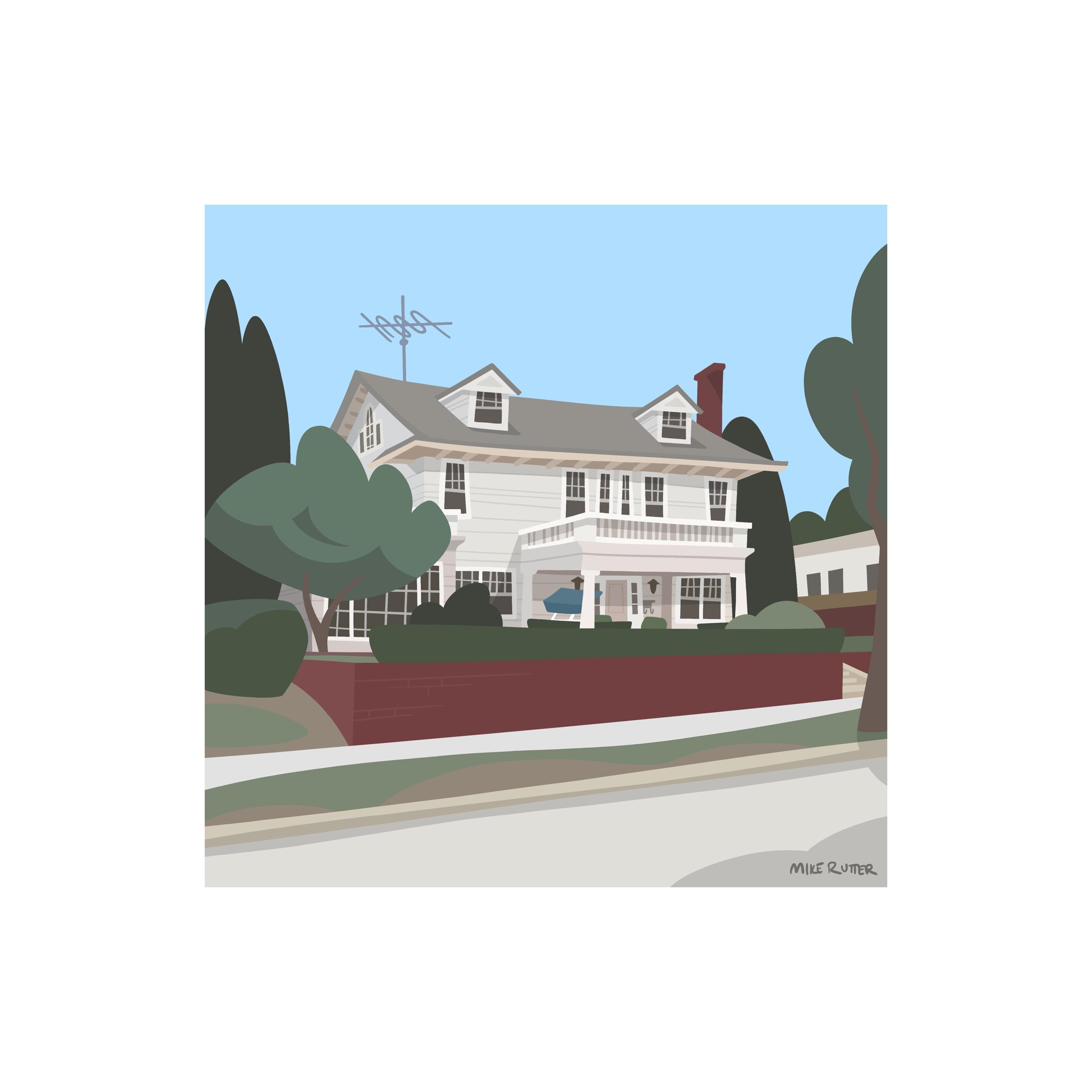TV Home - Happy Days (cunningham House) Print - Etsy