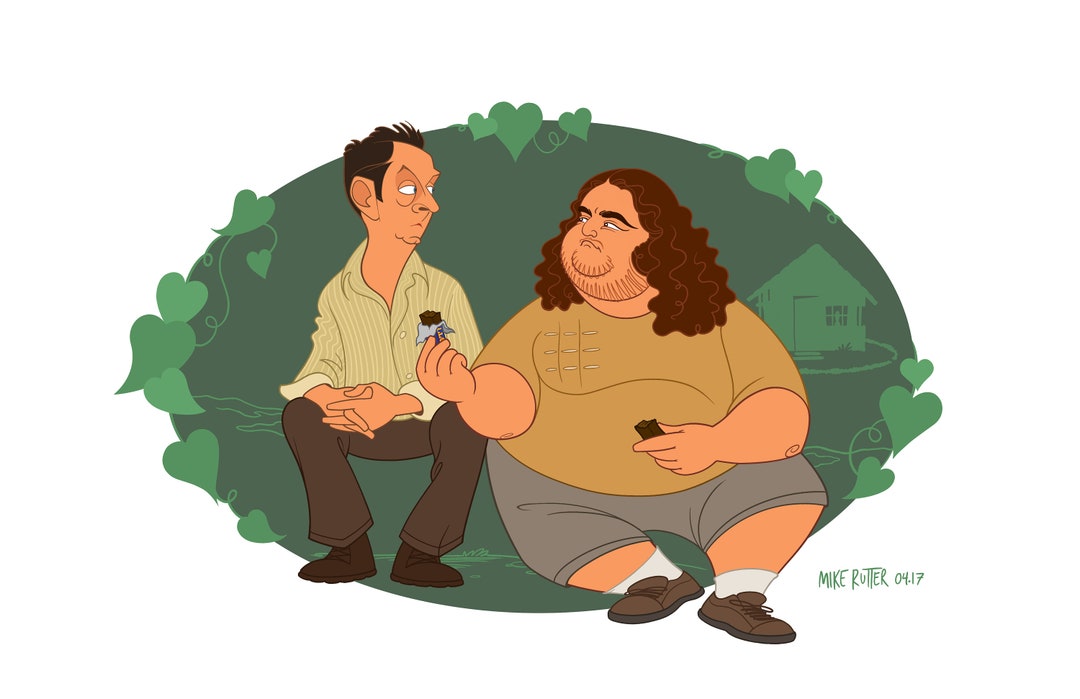 LOST TV Show (ben and Hurley) Print - Etsy