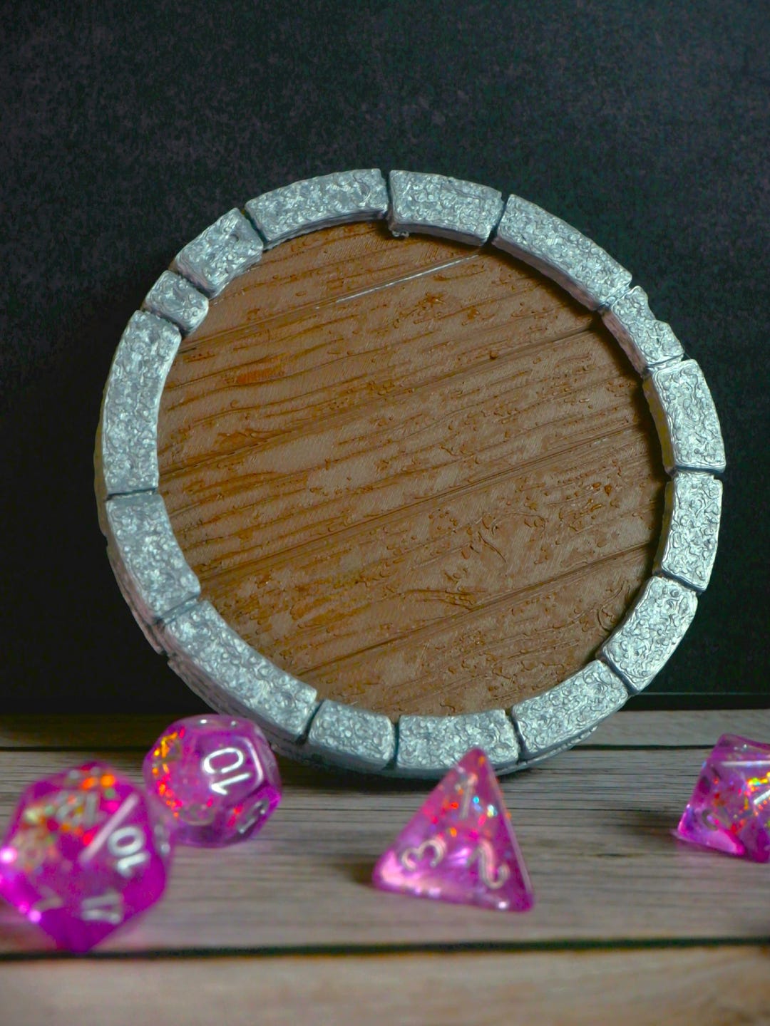3D Printed Stone Wall Coaster Set – Dungeon Crawl & Tabletop RPG ...