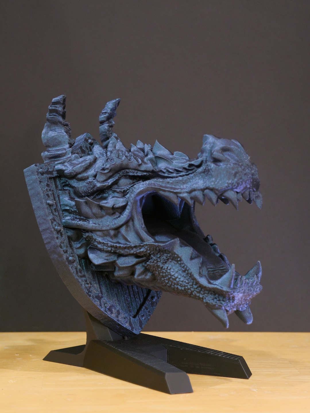 3D Printed Dragon Controller Stand - Fantasy Wall Decor & Headphone ...