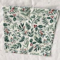 Embroidered Robin Napkin - Etsy UK