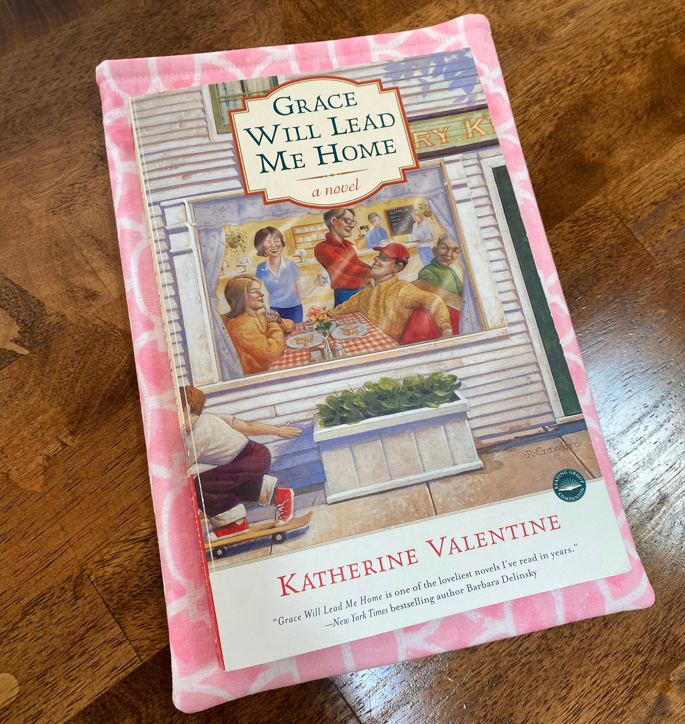 Pretty Pink Padded Book Sleeve With or Without Snap Closure, Book Cover ...