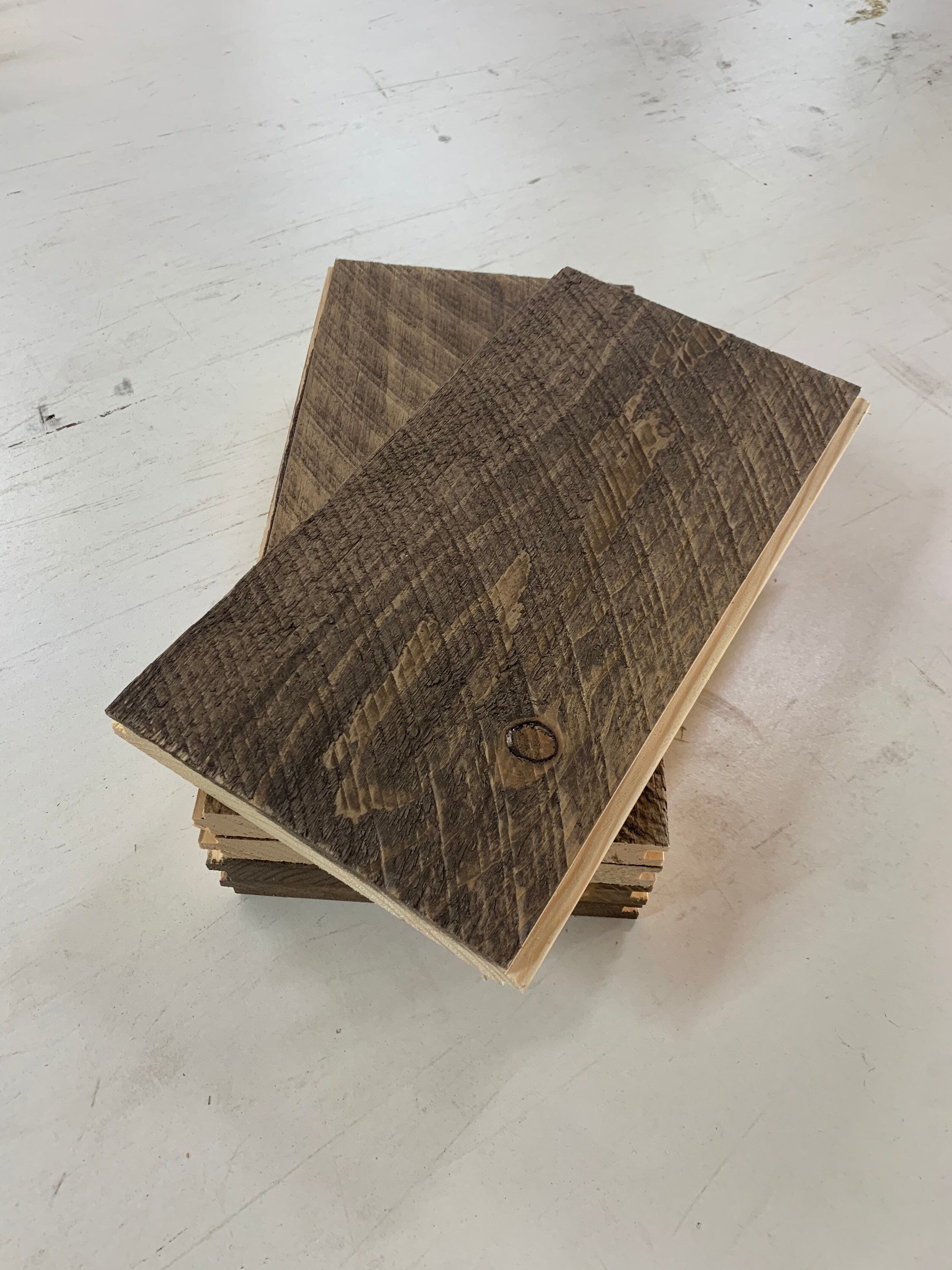 Circle Saw Barnwood Plank Bundle for DIY Projects Tongue & Groove Pack ...