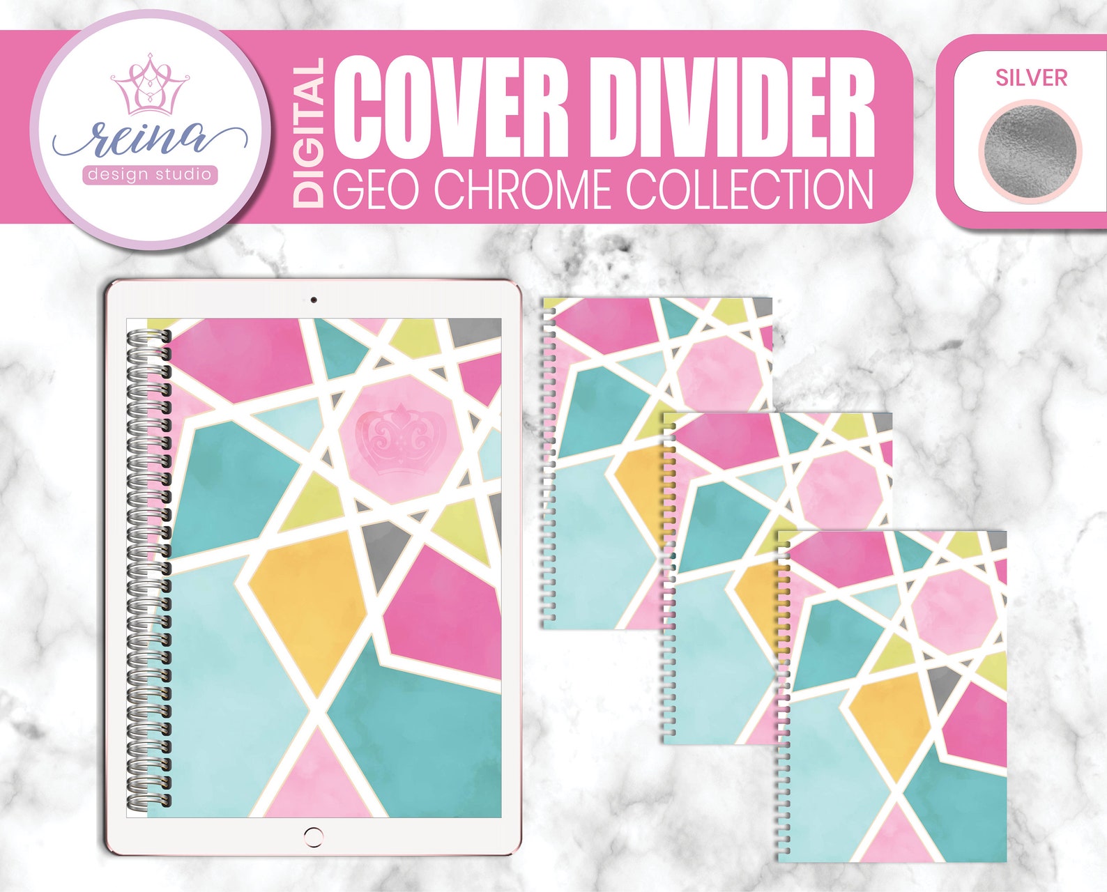 Interchangeable Digital Cover and Dividers for Lexi Planner | Geo ...