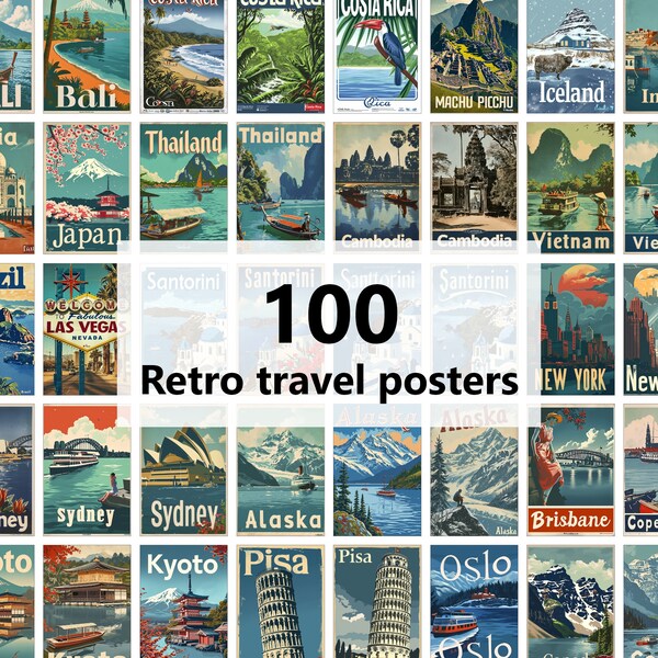 Vintage Travel Poster - Etsy