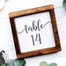 Wedding Table Numbers SVG Wedding Signs svg Table Number | Etsy