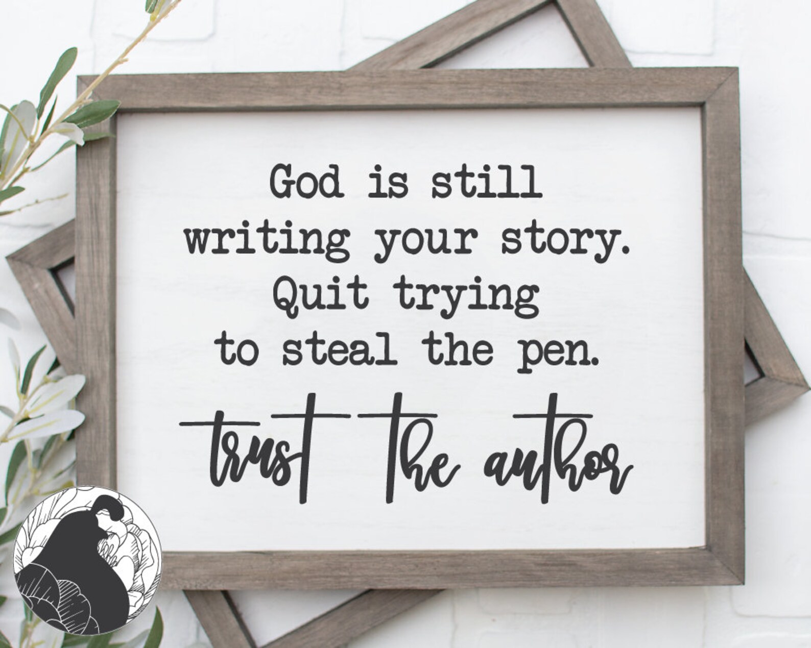 Christian Quote SVG: God is Still Writing Your Story (digital Files ...