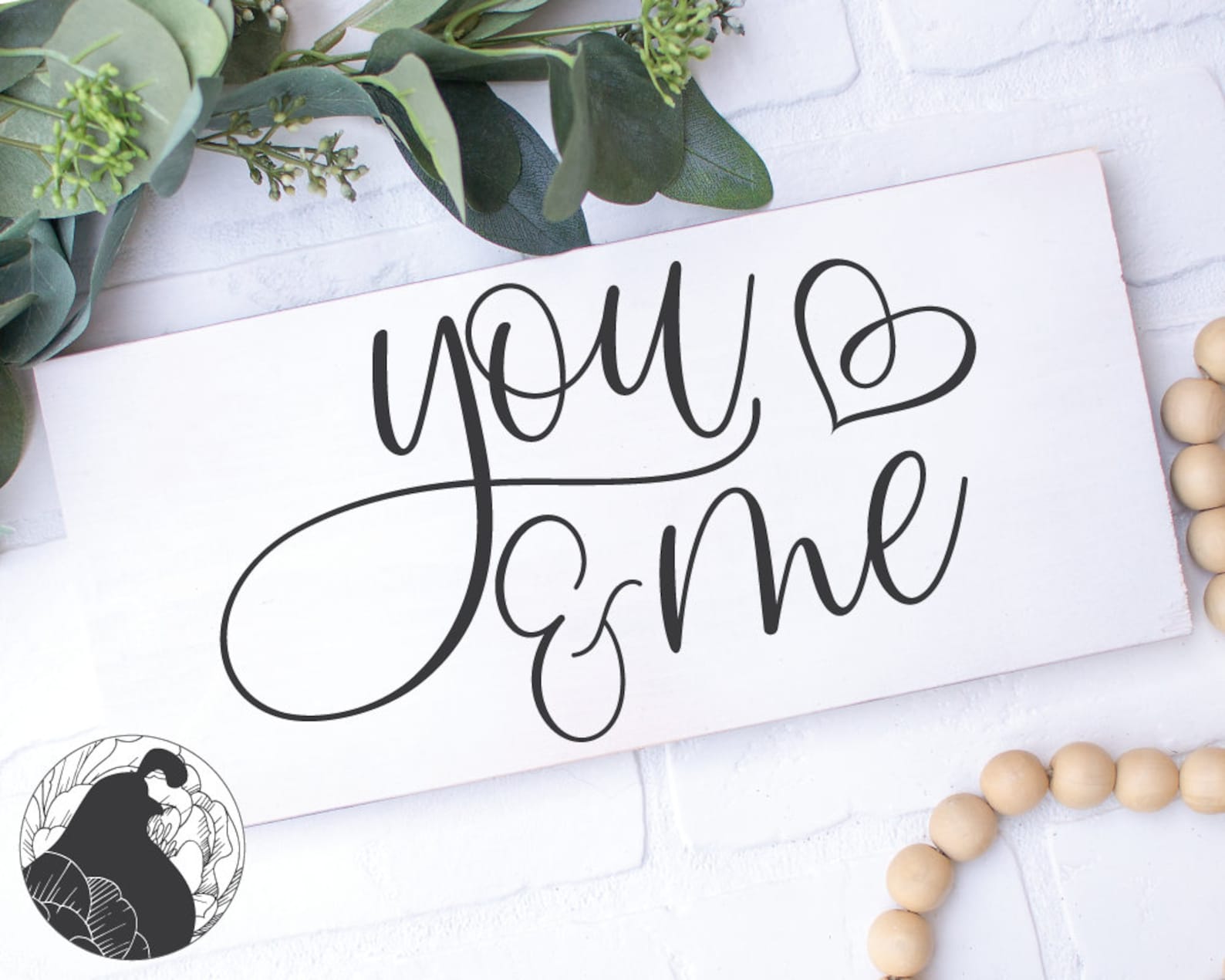 You and Me SVG Couples Sign Svg Love Svg Diy Farmhouse Svg - Etsy