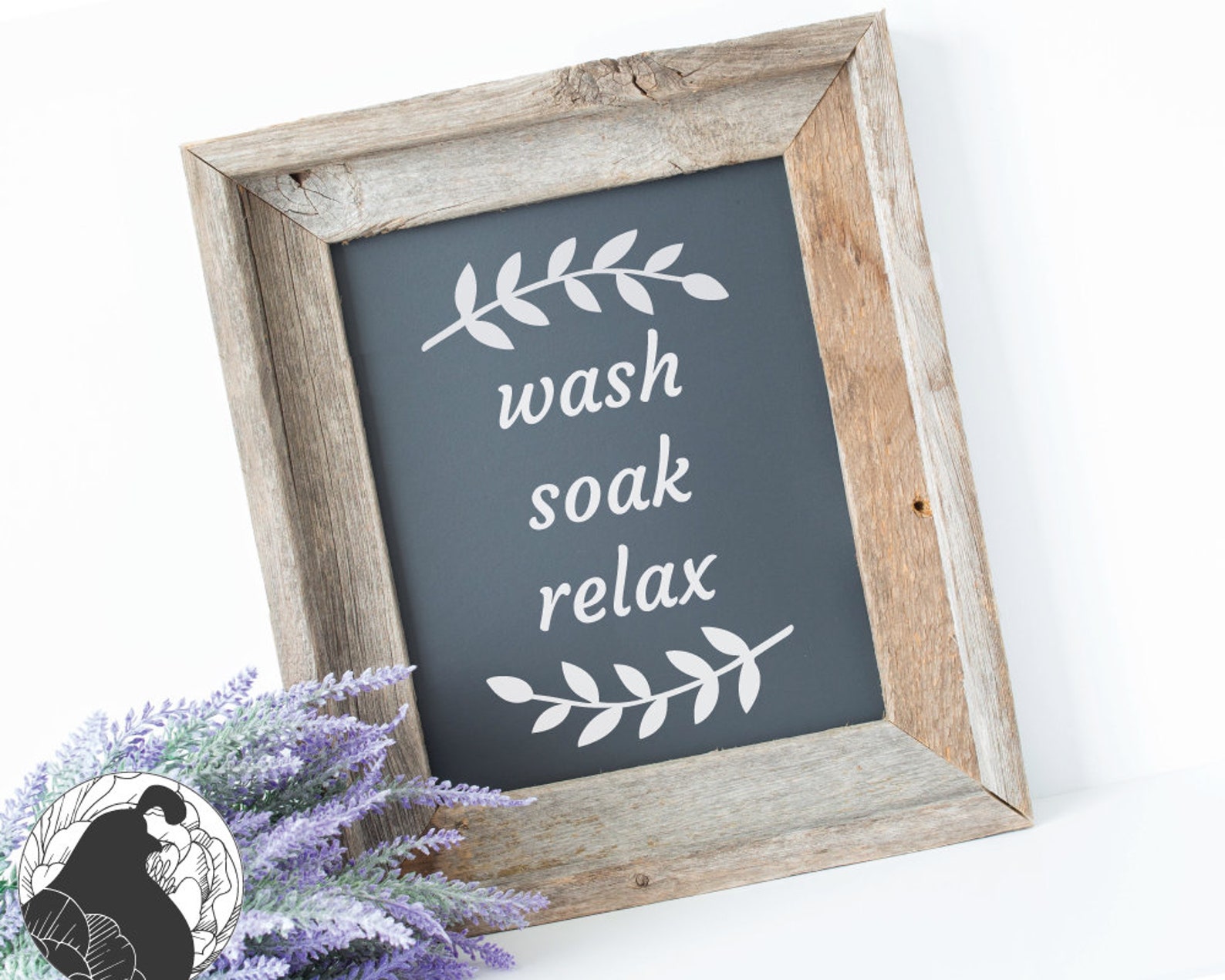 Svg Files Wash Soak Relax svg Bathroom svg Farmhouse svg | Etsy