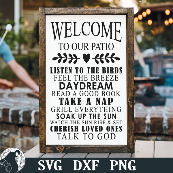 Welcome to the Patio - Etsy