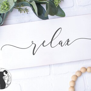 Svg Files, Relax Svg, Guest Room Sign Svg, Living Room Svg, Cut File ...