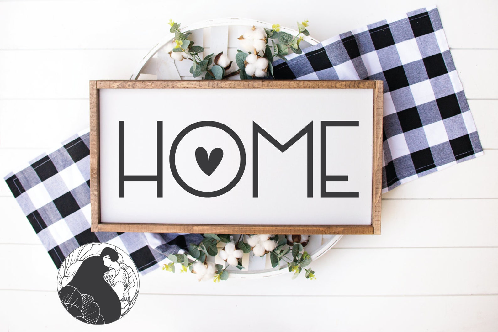 Home With Heart SVG Home Cut File Farmhouse SVG Farmhouse - Etsy