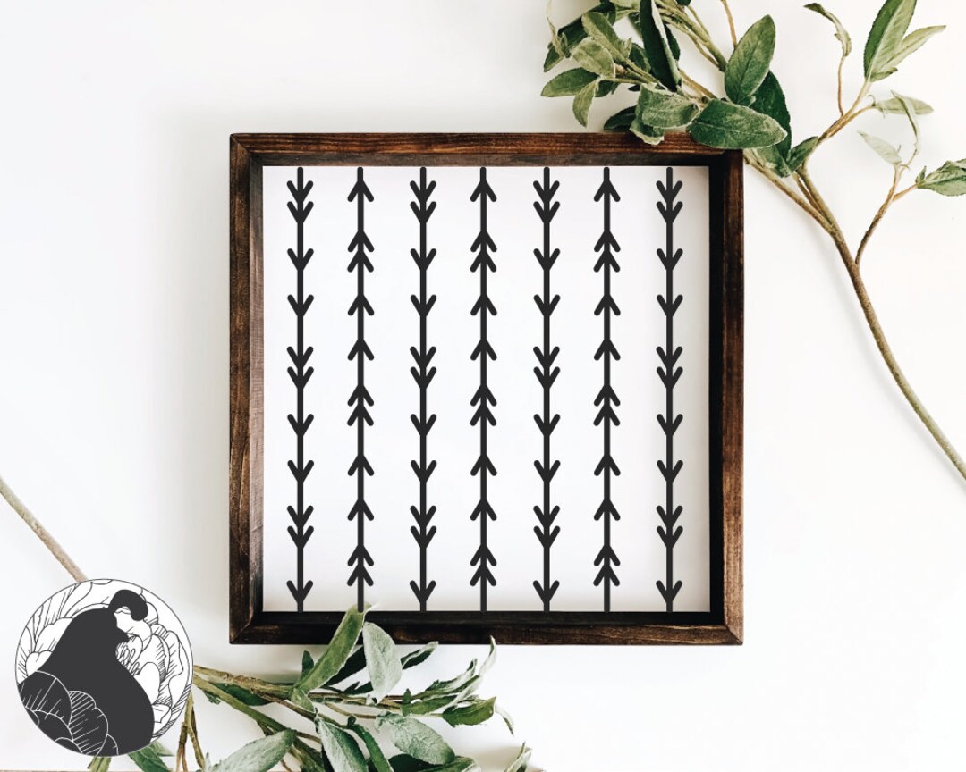 Boho Pattern Svg, Bohemian Cut File, Arrows Svg, Farmhouse Sign Svg ...