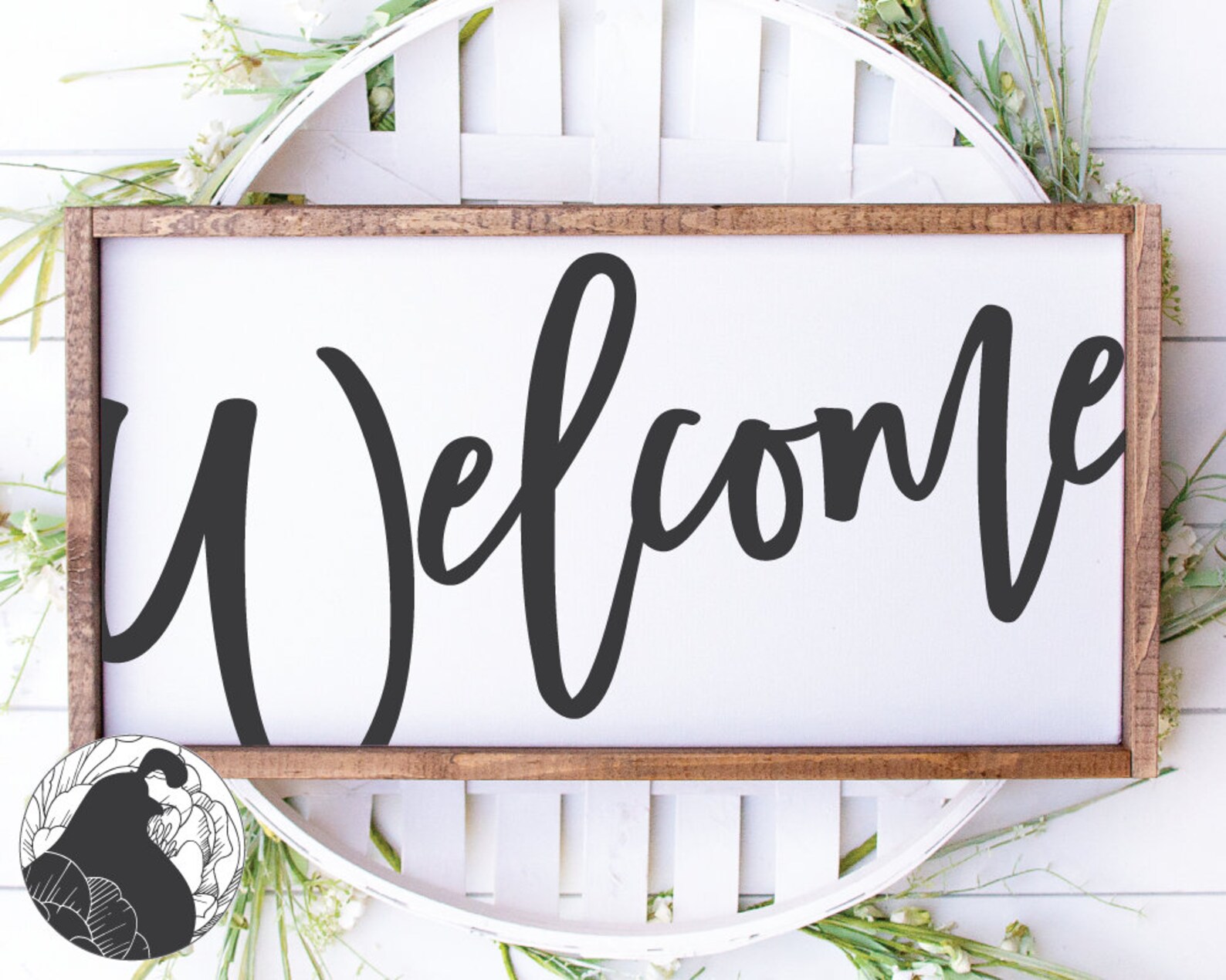 Welcome SVG Cut File for Oversized Wall Art Porch Sign Svg | Etsy