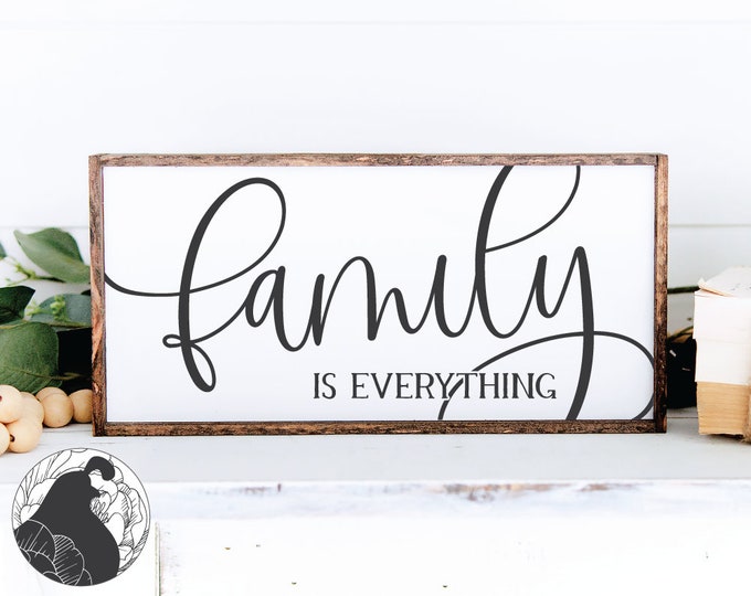 Family is Everything SVG Family Sign Cut File Family Svg - Etsy