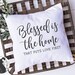 Svg Files Blessed Svg Home Svg Christian Svg Cut Files - Etsy