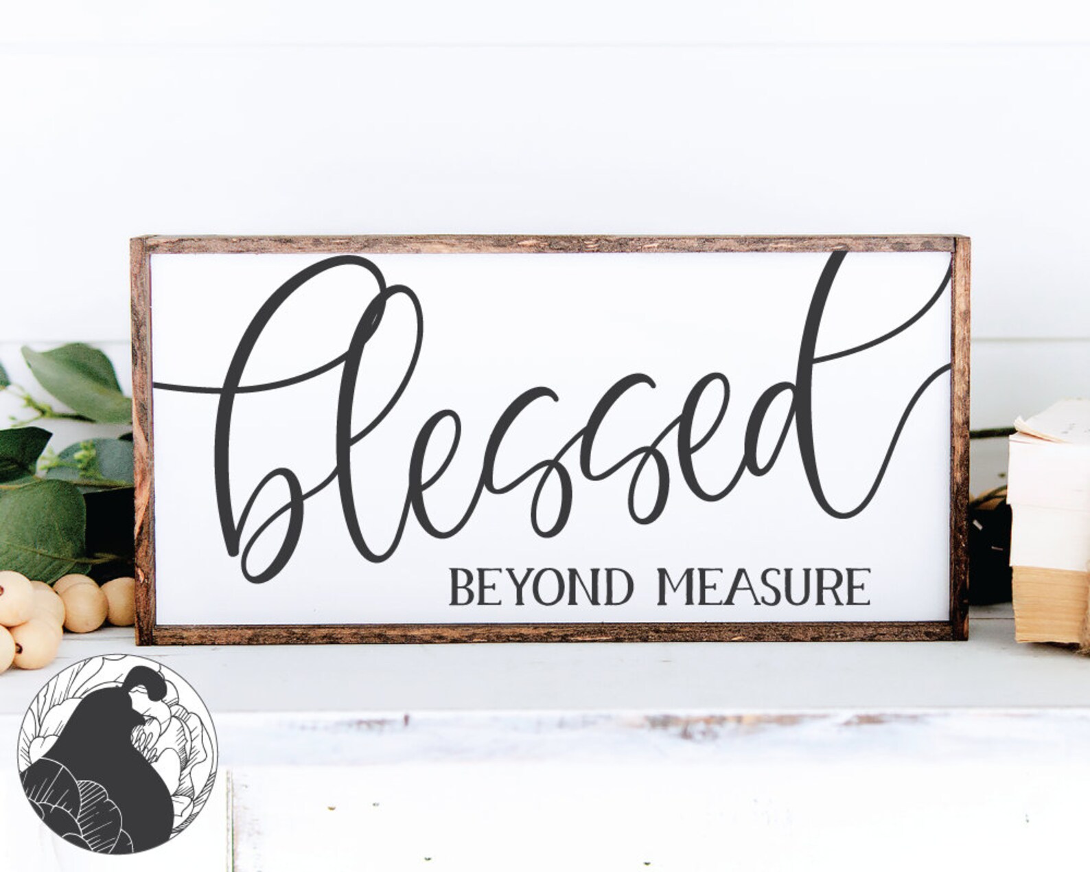 Blessed Beyond Measure Svg, Blessed Svg, Large Sign Svg, Christian Svg ...