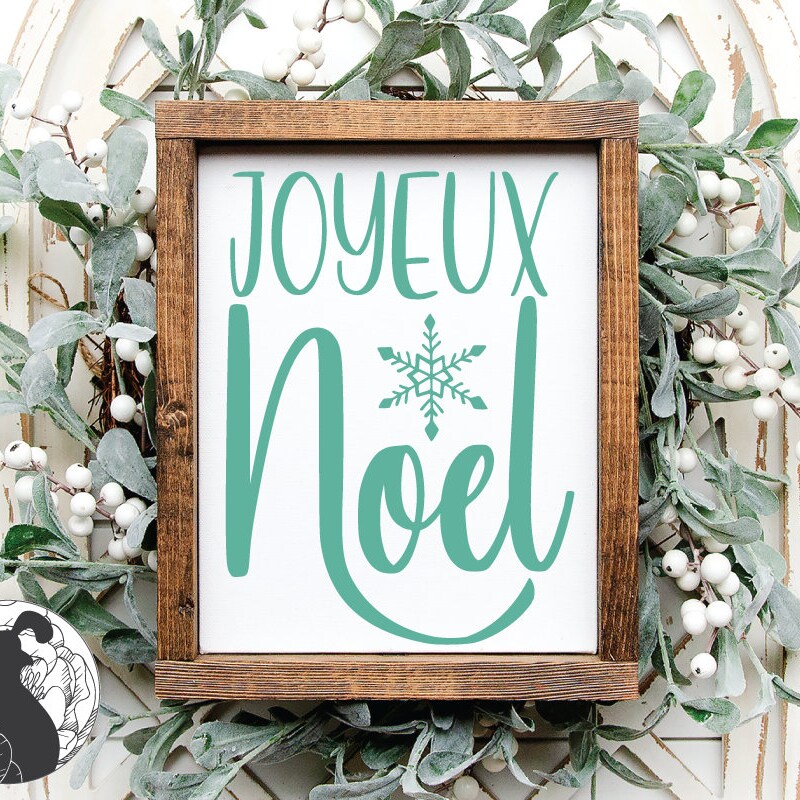 Joyeux Noel Card - Etsy