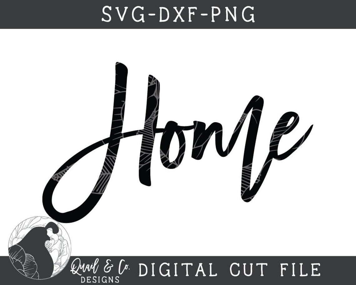 Svg Files Home Svgfarmhouse Svg Large Sign Svg Calligraphy - Etsy